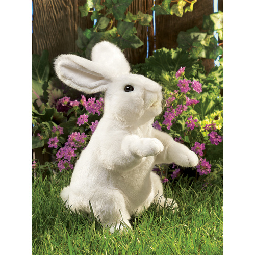 Buy - Folkmanis - White Rabbit Standing Puppet